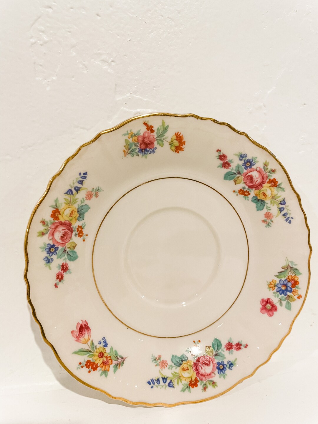 Federal Shape Syracuse China USA (rosemoor Pattern) Saucer 5 1/2in - Etsy