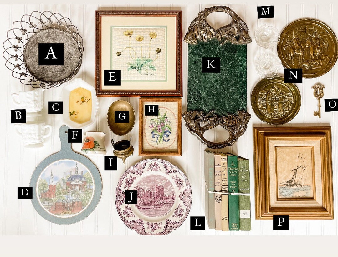 Vintage English Seaside Flat Lay - Etsy