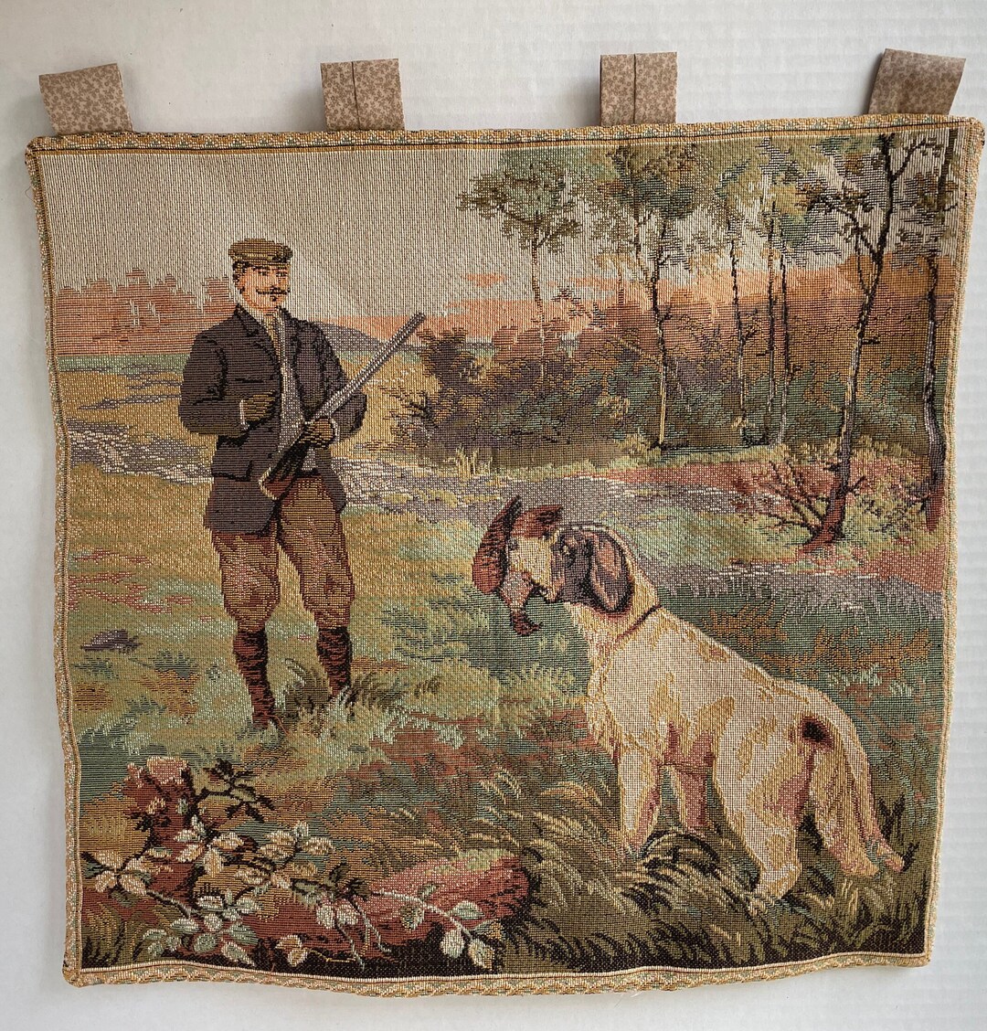 2x2 English Hunting Tapestry - Etsy