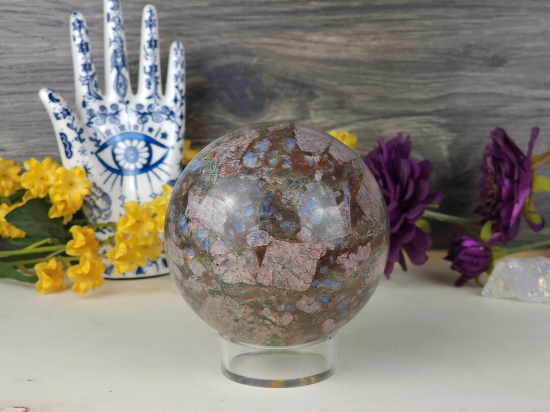 Gorgeous Ethereal Que Sera Crystal Sphere Empath Protection Crystal ...