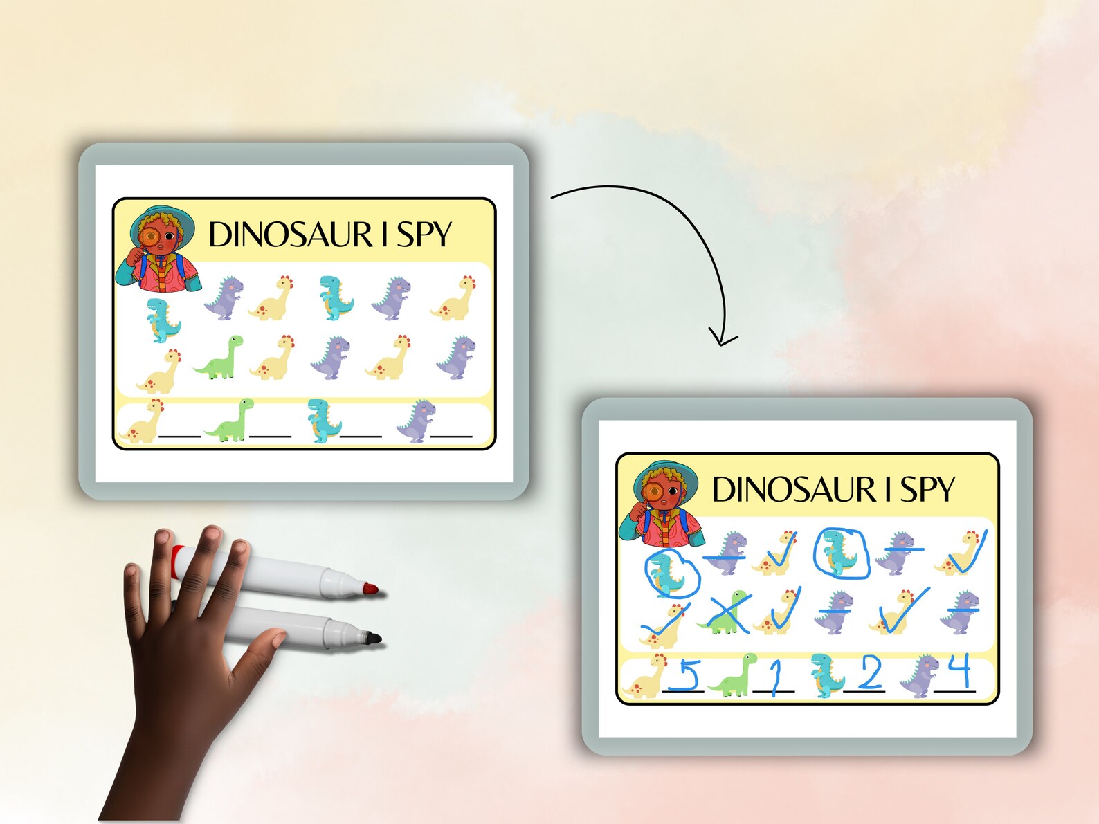 I Spy Game | Dinosaurs I Spy | I Spy Kids Activities | Seek and Find ...