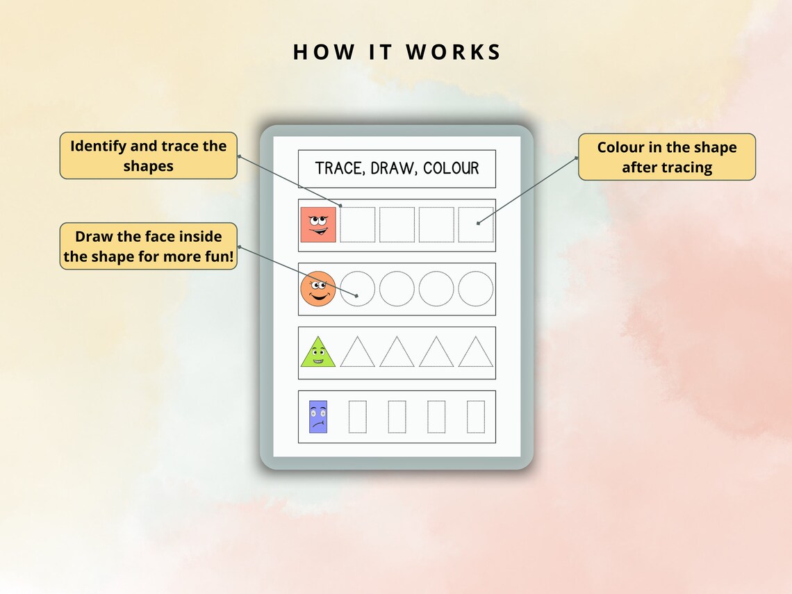 Learning Shapes | Basic Shape Recognition | Tracing Worksheets ...