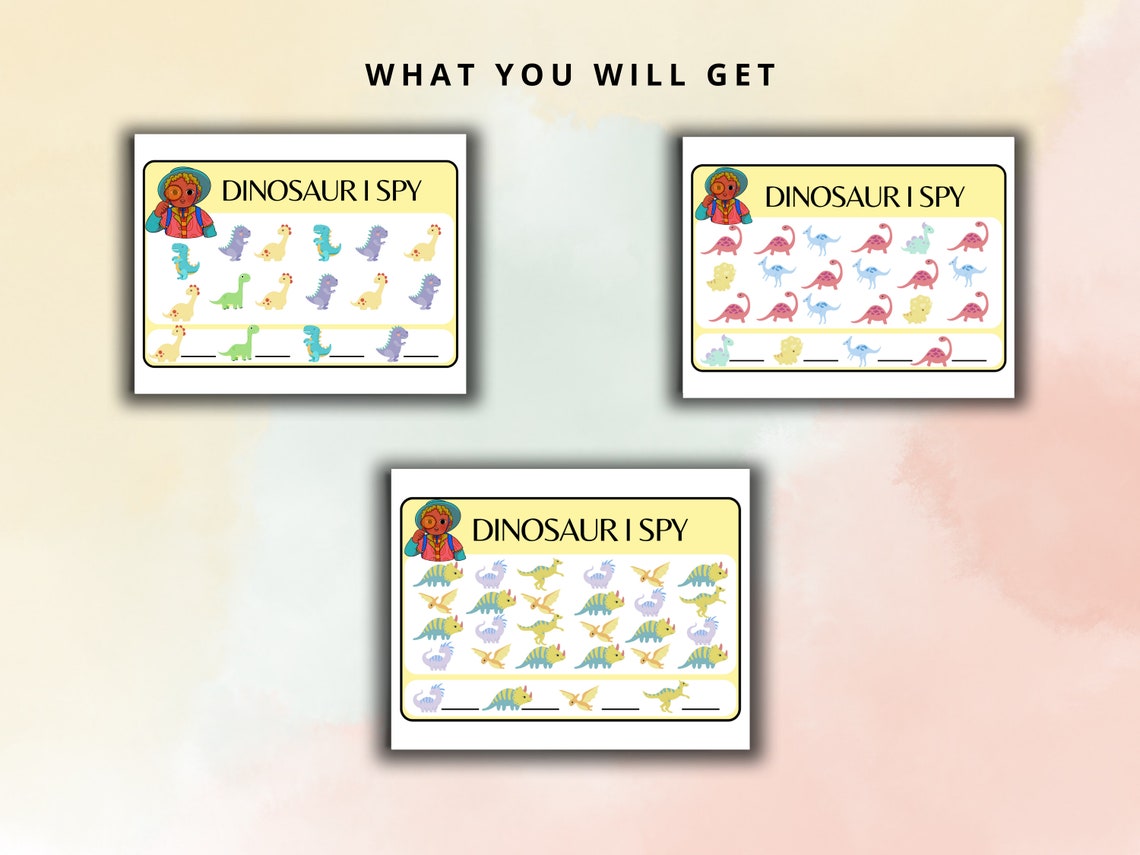 I Spy Game | Dinosaurs I Spy | I Spy Kids Activities | Seek and Find ...