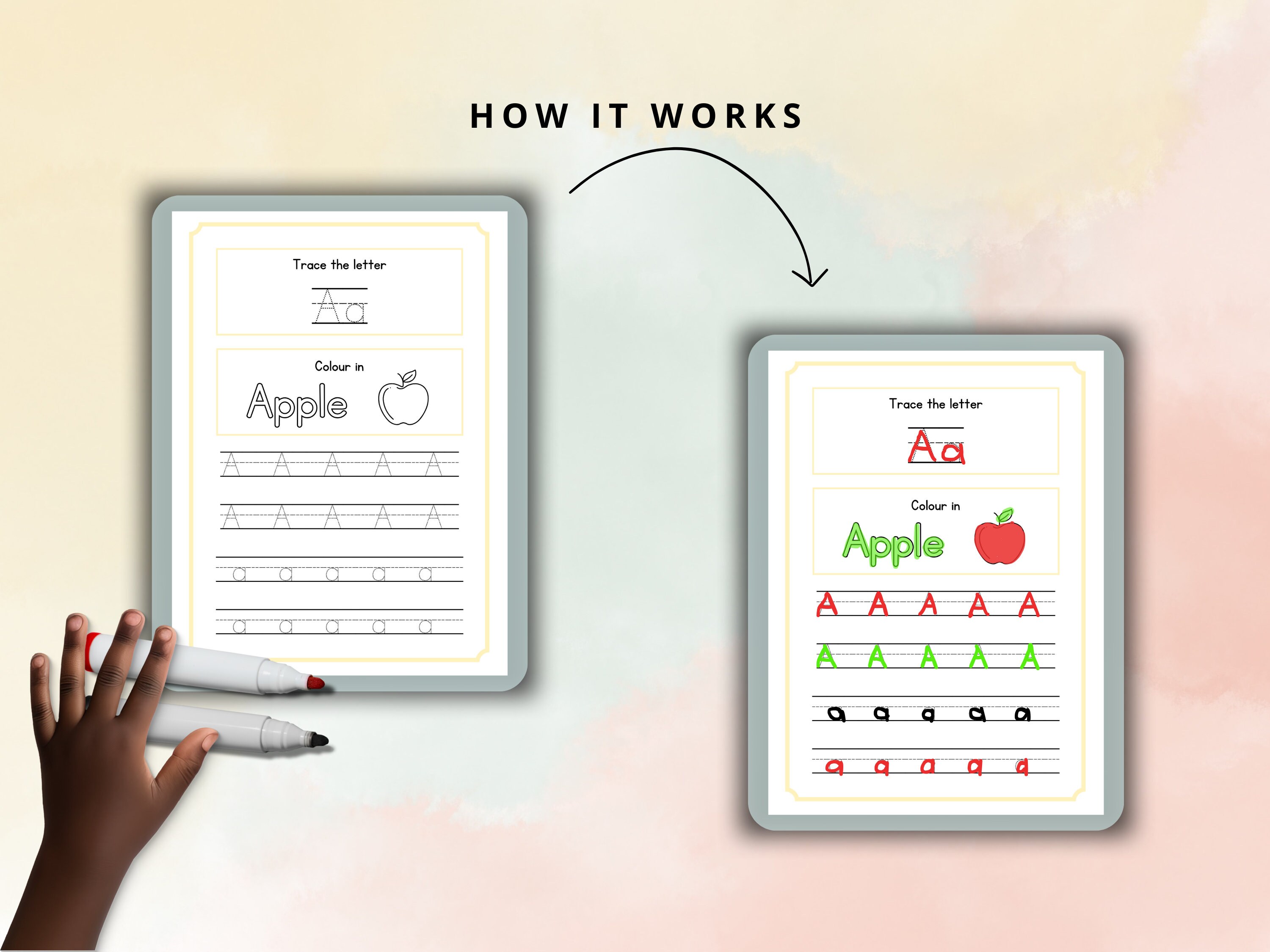 Printable Alphabet Tracing Worksheets A-Z | Handwriting Practice ...
