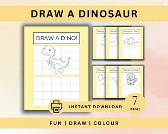 DINOSAUR Pre-k and K Activity Pack, Homeschool, Digital, Instant ...