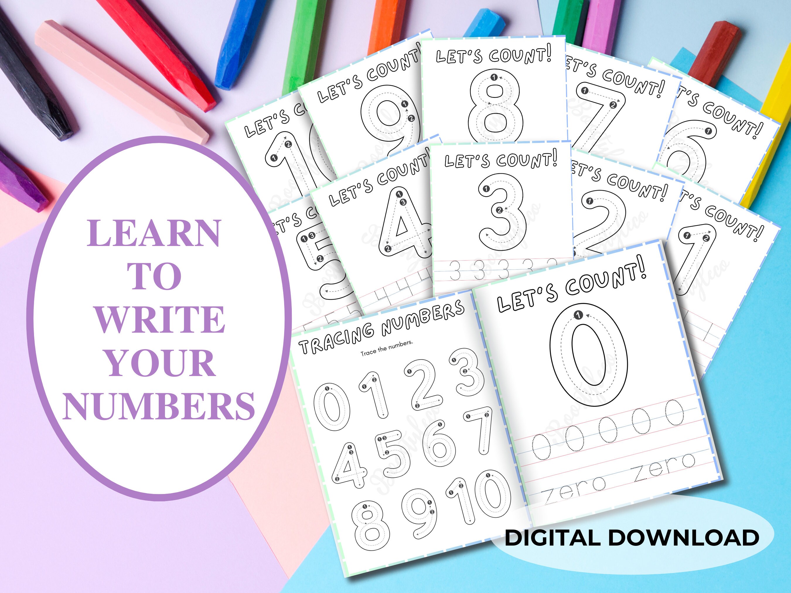 Abcs and 123s Activity Book for Kids, Tracing Letters and Numbers ...