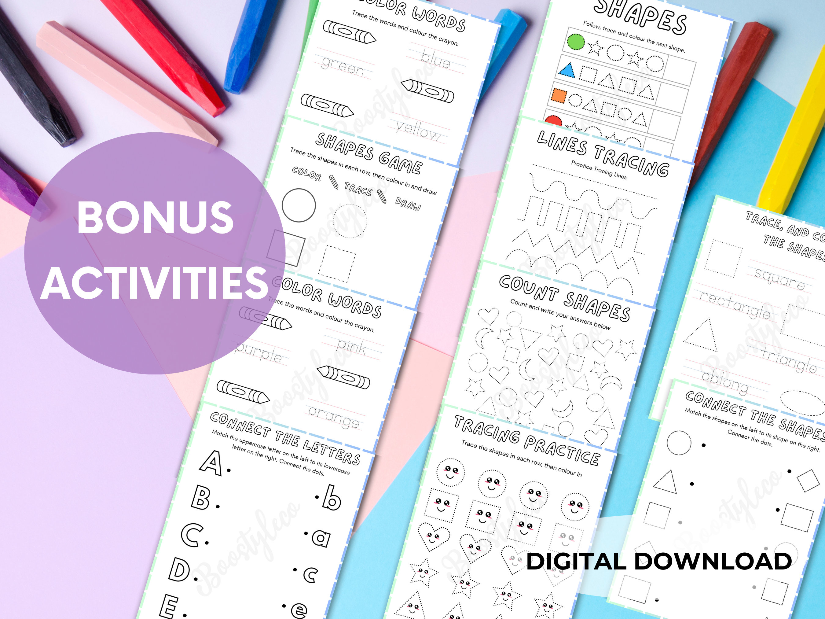 Abcs and 123s Activity Book for Kids, Tracing Letters and Numbers ...