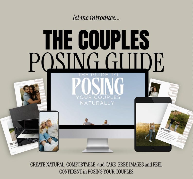Couples Posing Guide, Prompts for Natural and Candid Images for Wedding ...