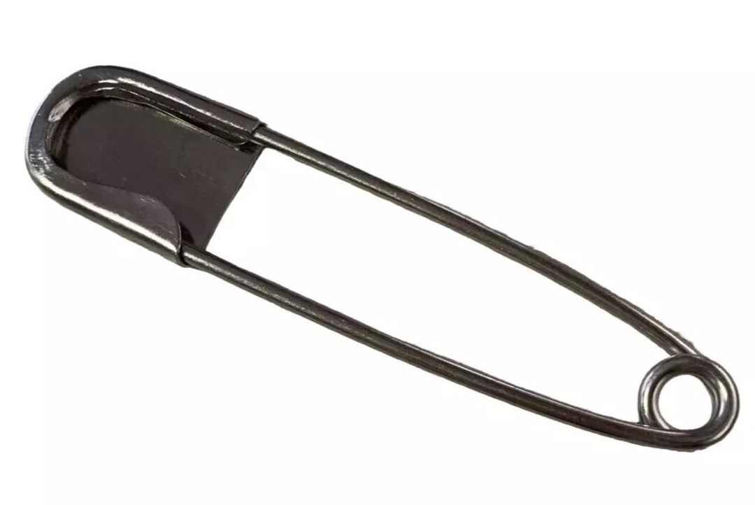 US Military Laundry Bag Pin Safety Clip Large Silver Jumbo 4.75” Strong ...