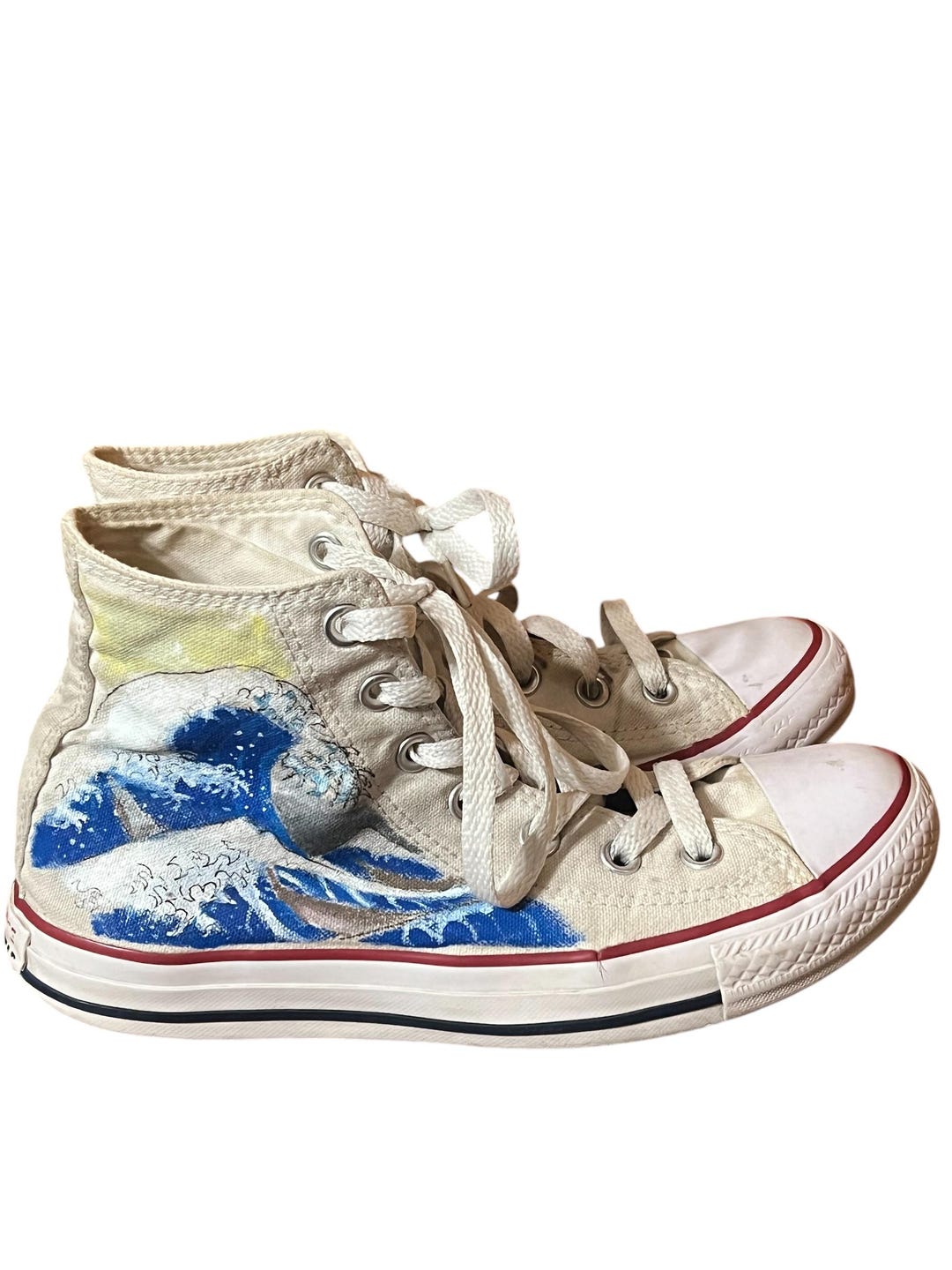 Converse All Star Chuck Taylor US Size 7.5 Women's 5.5 Men's Custom Koi ...