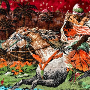 Vintage Arabic Tapestry - Etsy