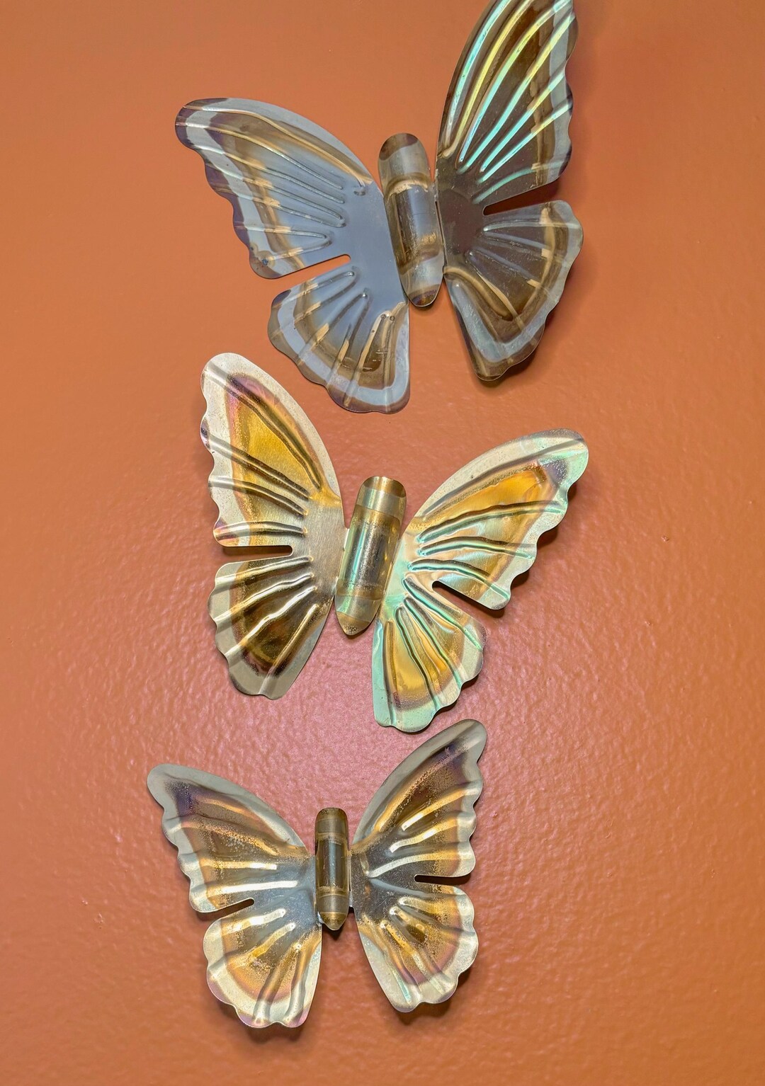 Vintage Brass Butterflies - Etsy