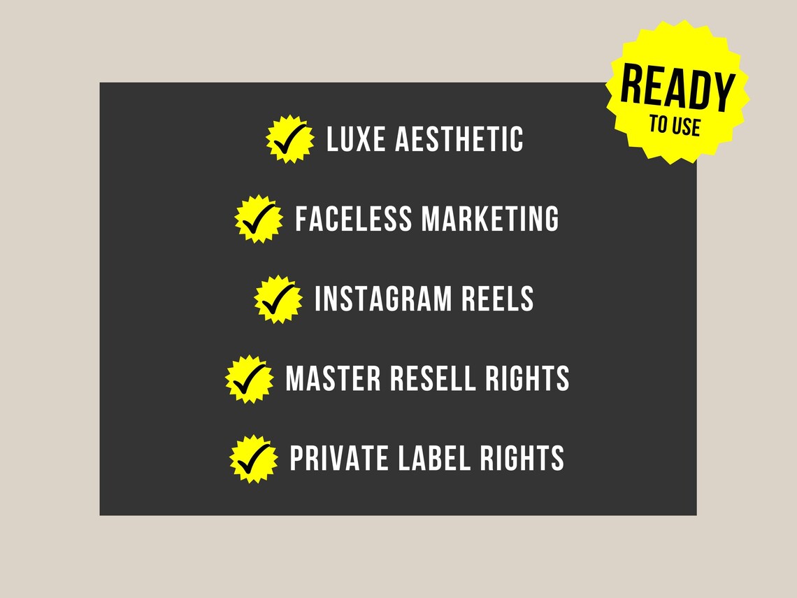 Luxury Reels, Rich Women Reels, PLR Instagram Reels, MRR Reels ...