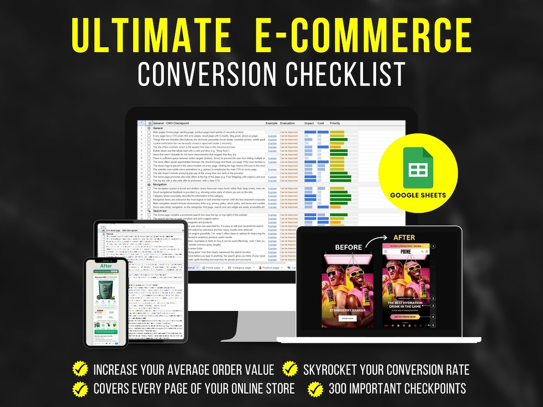 Ultimate E-commerce Website Checklist for Shopify, Woocommerce Stores ...