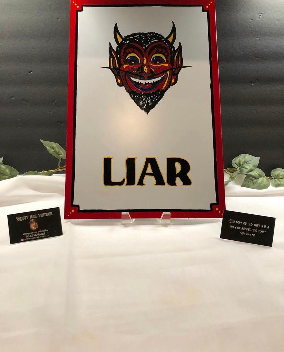 Liar-handpainted Sign - Etsy