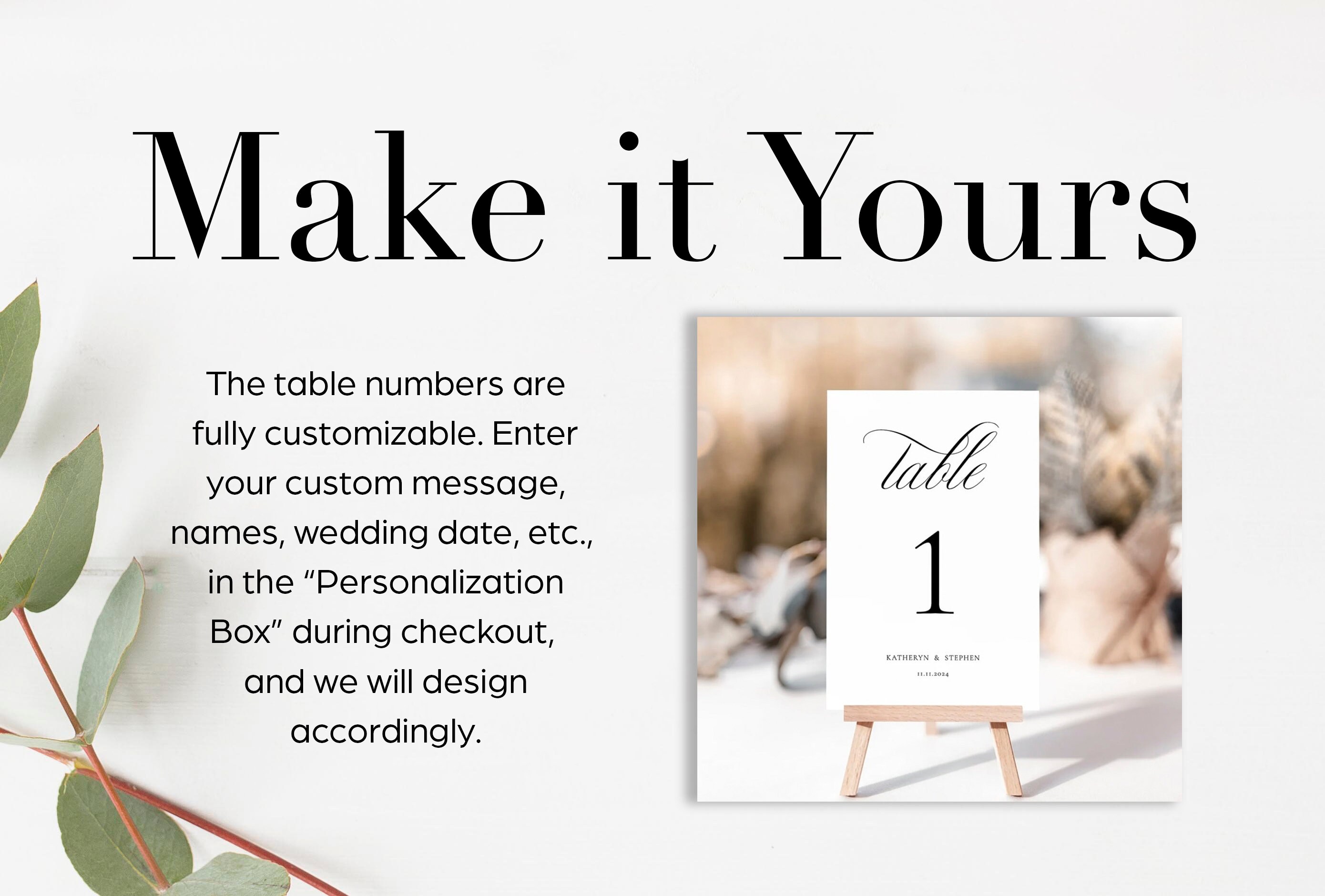 Gold Wedding Table Numbers With Frame Acrylic Table Number - Etsy