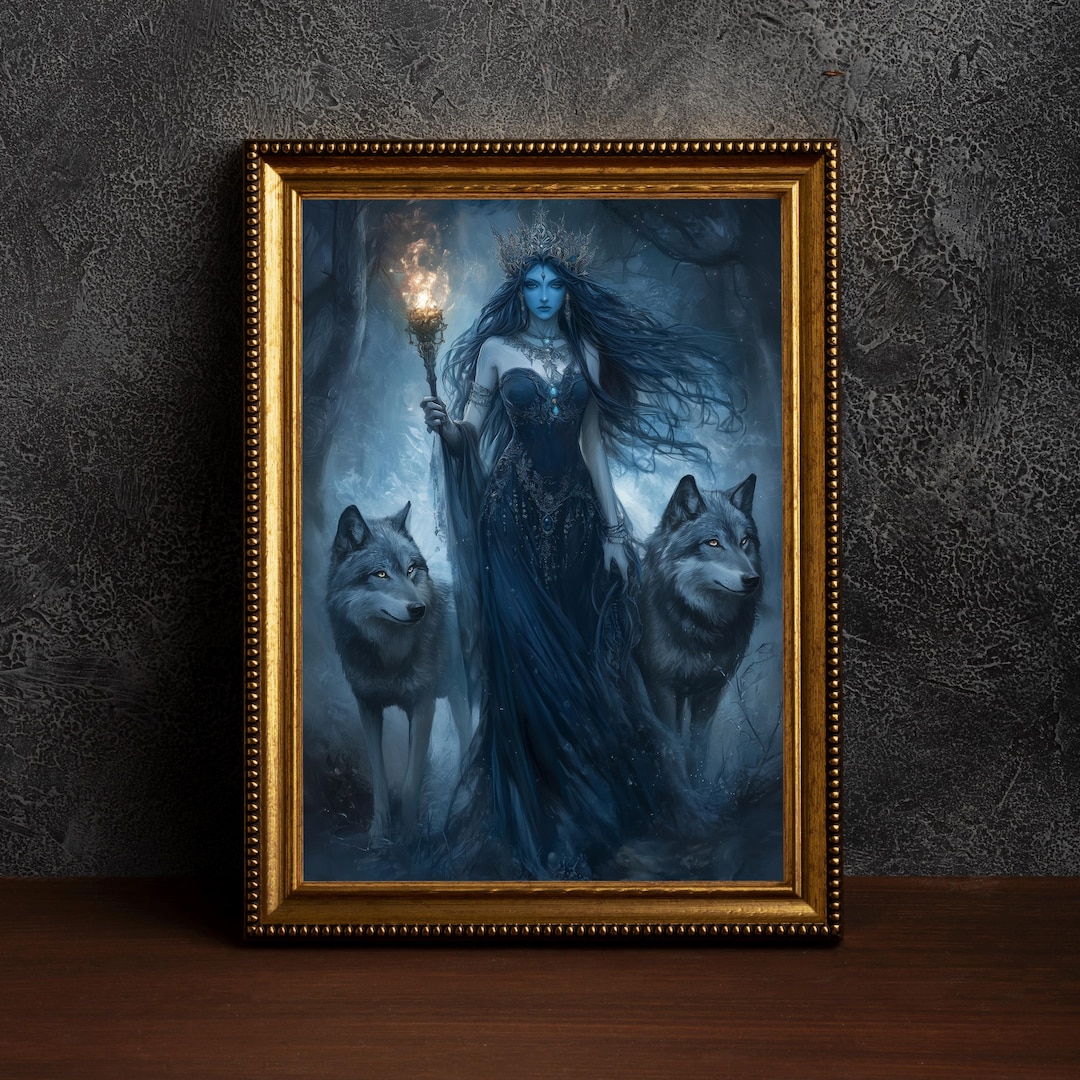 Hecate: Guardian of the Night - Greek Mythology Wall Art,gothic Hecate ...