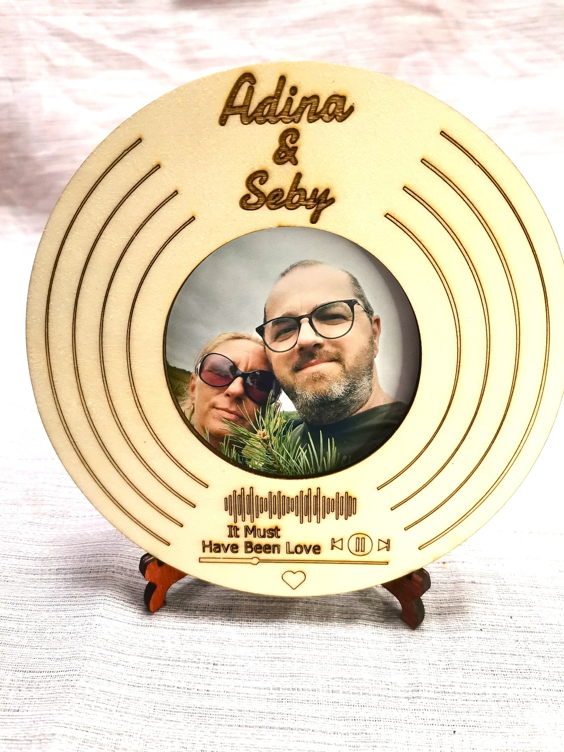 Customizable Photo Frames With Names, Dates and Favorite Song - Etsy