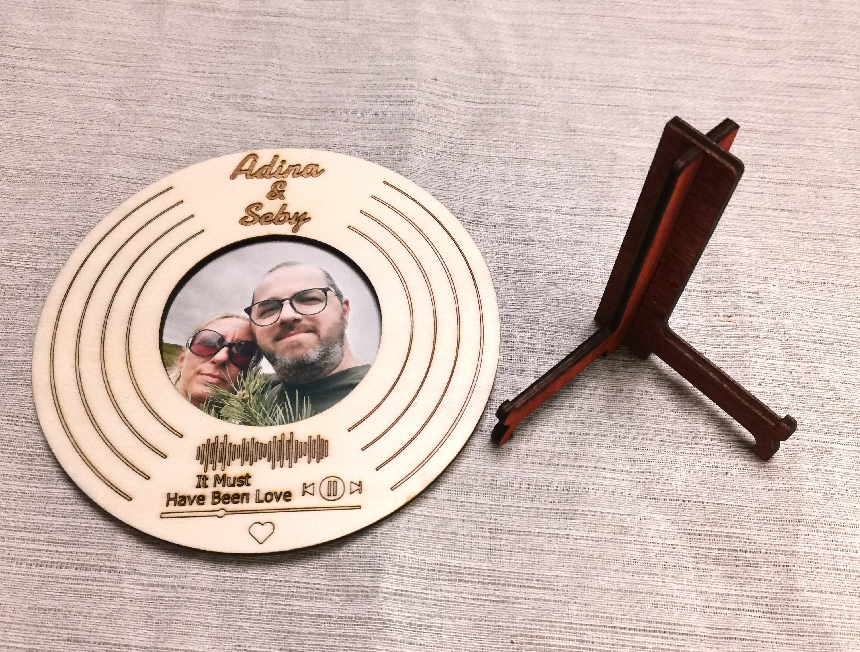 Customizable Photo Frames With Names, Dates and Favorite Song - Etsy