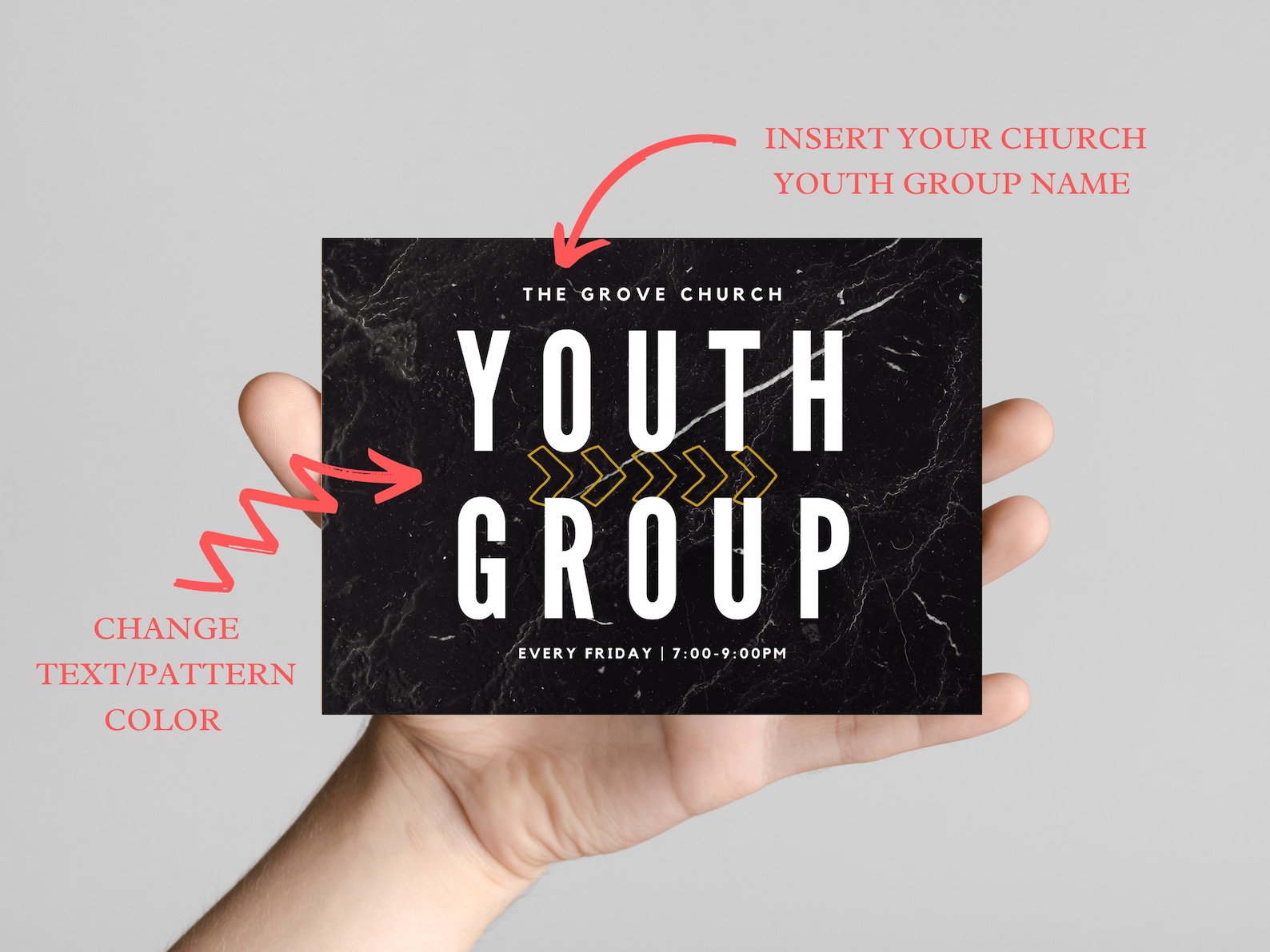 Youth Group Flyer, Youth Group Invite Card, Church Youth Event Invite ...