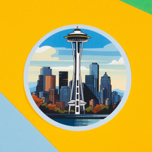 Space Needle Car Stickers - Etsy