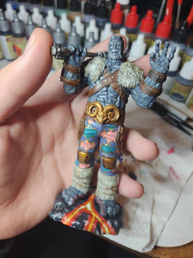 Resin 3D Printed Korg Thor Love and Thunder MARVEL Miniature Hand ...