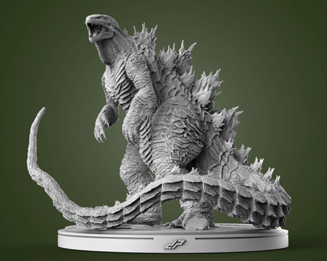 Resin 3D Printed Godzilla Giant Extreme Miniature Hand Painted - Etsy UK