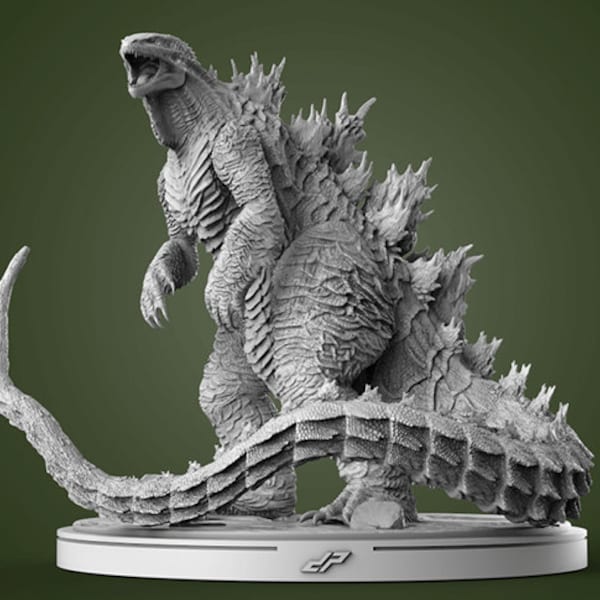 Godzilla 3d Stl File - Etsy