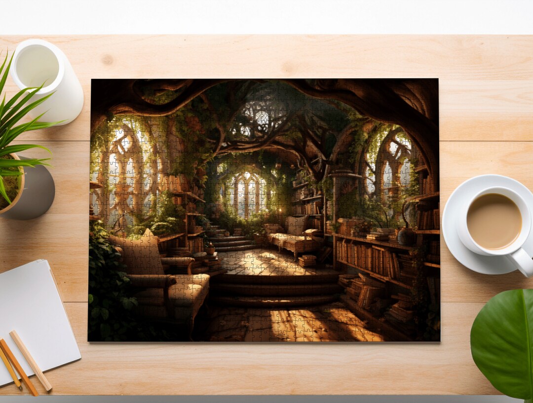 Cozy Nook, Puzzle, Reading, Jigsaw Puzzle (252, 500,1000-piece) - Etsy