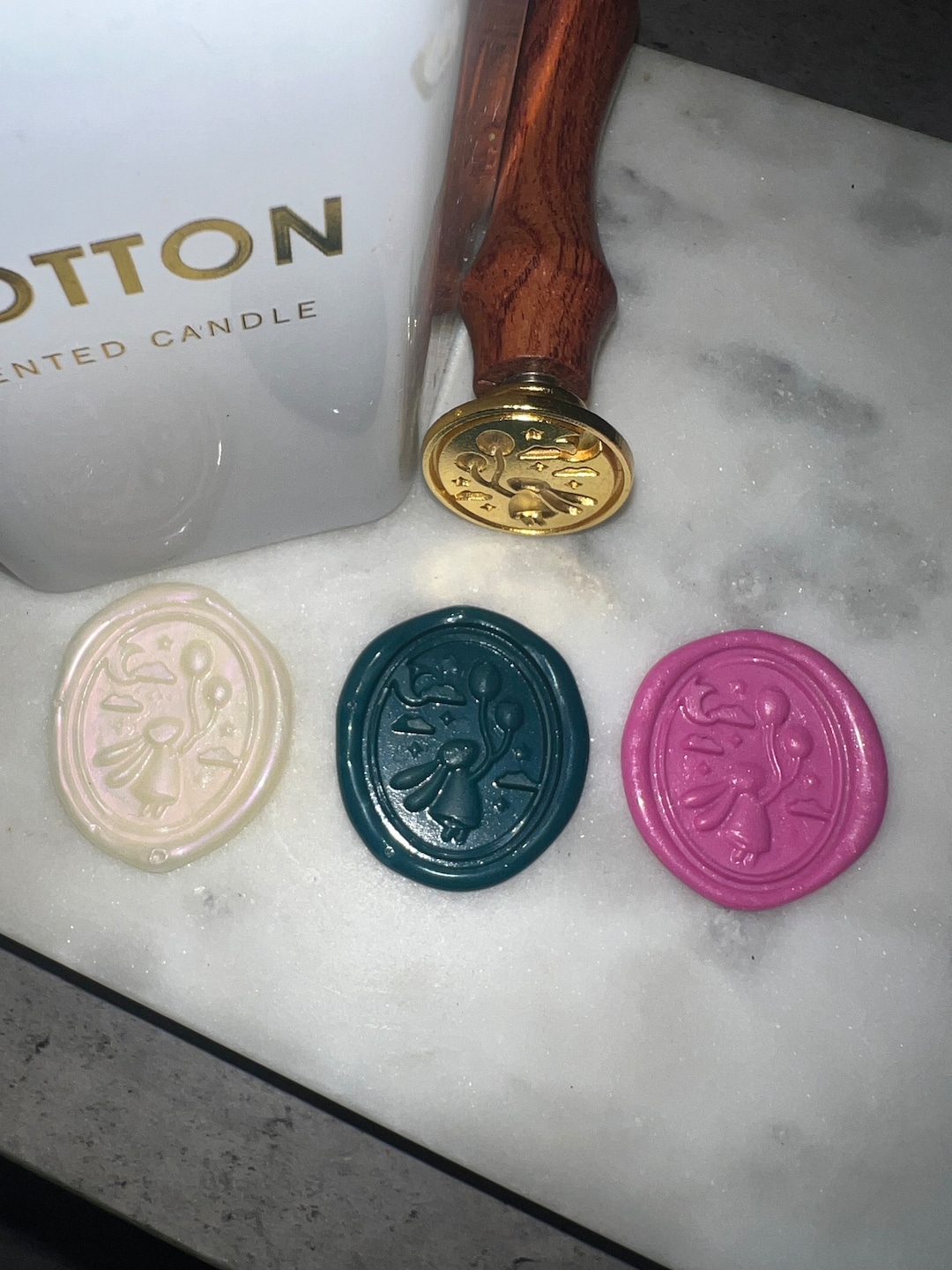 Baby Shower Wax Seal Self Adhesive Wax Seal Pre Made Wax Seals Rabbit ...