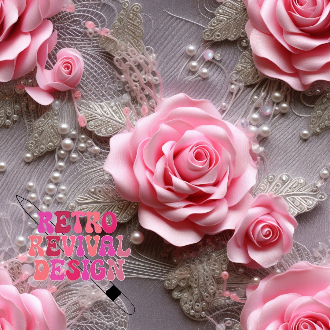 Roses 3D Seamless File - Etsy
