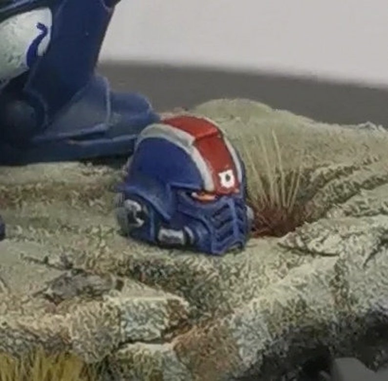 Painted Ultramarine Lieutenant / Captain Warhammer 40k Space Marines - Etsy