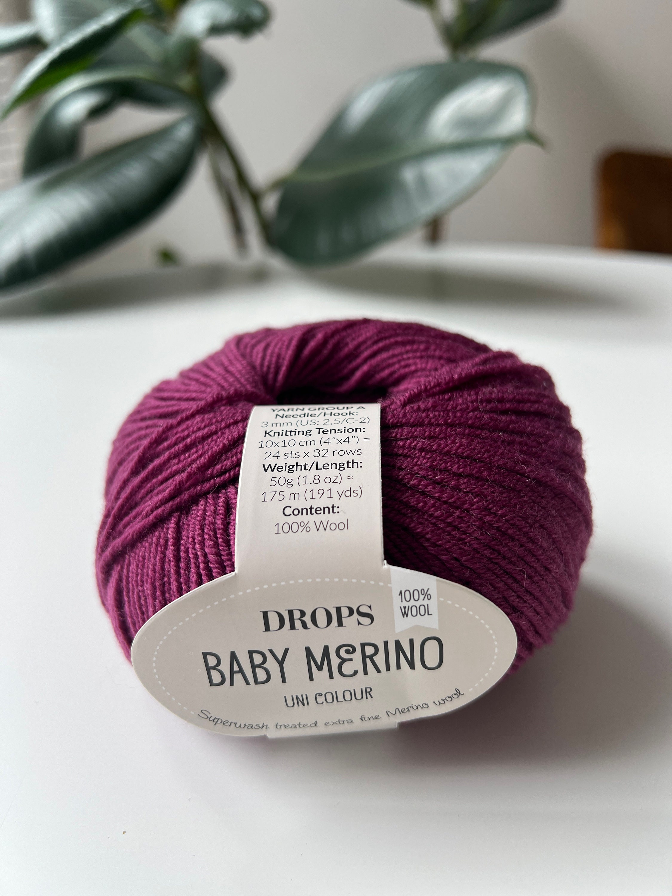 DROPS Baby Merino, Extra Fine Merino Wool, Soft Wool, Merino Wool, Baby ...