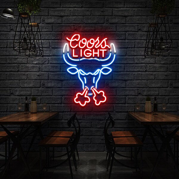 Coors Light Neon Sign - Etsy