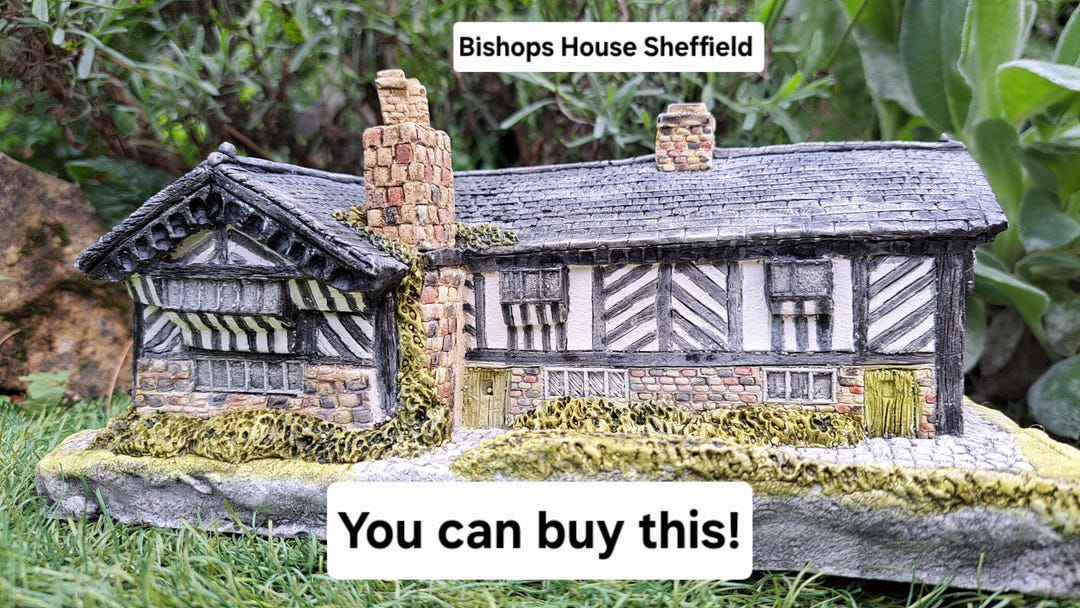 Tudor Manor House "cast to Order" Miniature Replica Elizabethan and ...