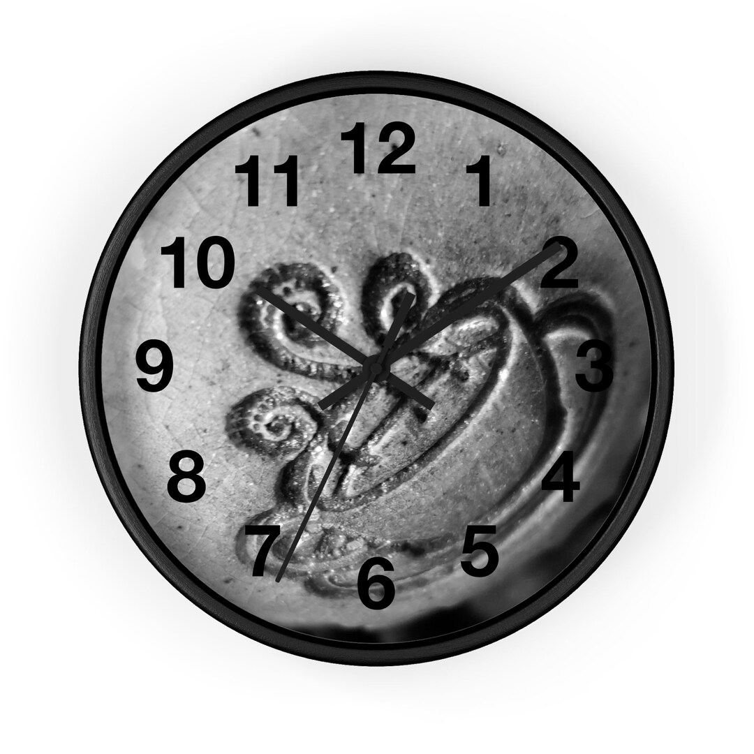 Coffee Time Clock Unique Clock Art, Cool Coffee Mugs Kitchen Decor ...
