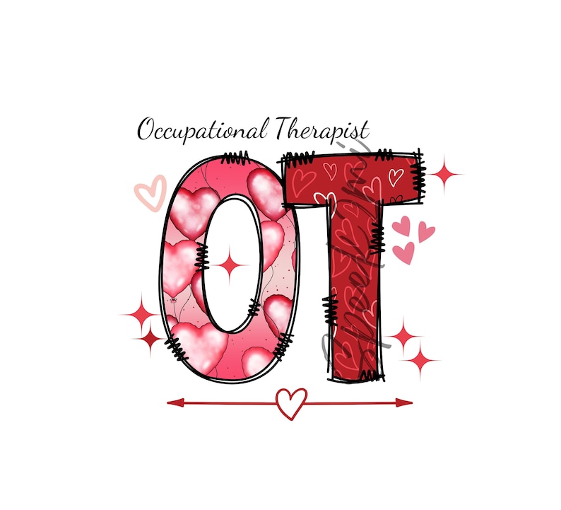 Occupational Therapy Shirt PNG Valentine Digital Download, Valentine ...
