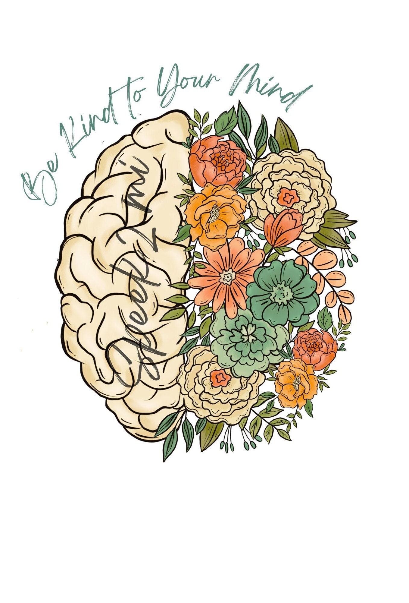 Be Kind to Your Mind Svg, Kindness Svg Mental Health Awareness Svg ...