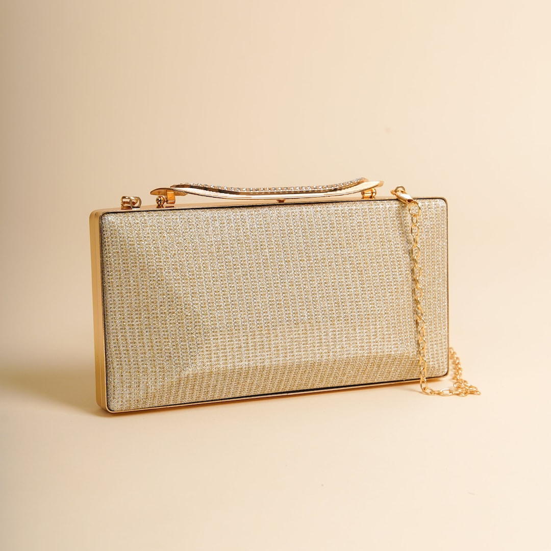 Gold Clutch Bag - Gold Clutch Purse - Gold Evening Bag - Gold Clutch ...