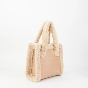 Faux Fur Bag - Fuzzy Tote - Faux Fur Purse - Faux Fur Tote Bag - Fur ...