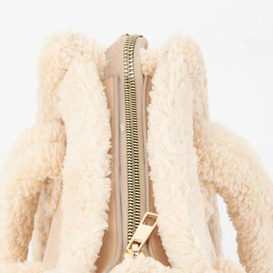 Faux Fur Bag - Fuzzy Tote - Faux Fur Purse - Faux Fur Tote Bag - Fur ...