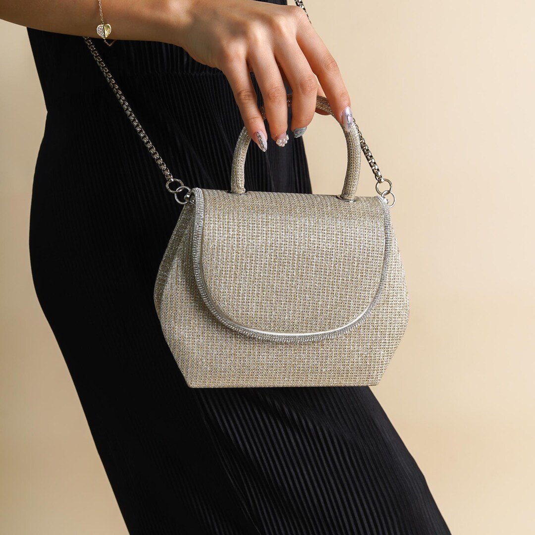 Gold Clutch Bag, Evening Clutch Bag, Gold Evening Bag, Wedding Guest ...