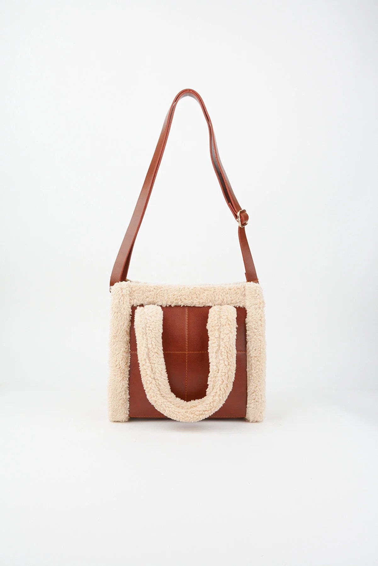 Fuzzy Tote Bag Faux Fur Purse Faux Fur Tote Bag Fur Handbag Fuzzy Bag ...