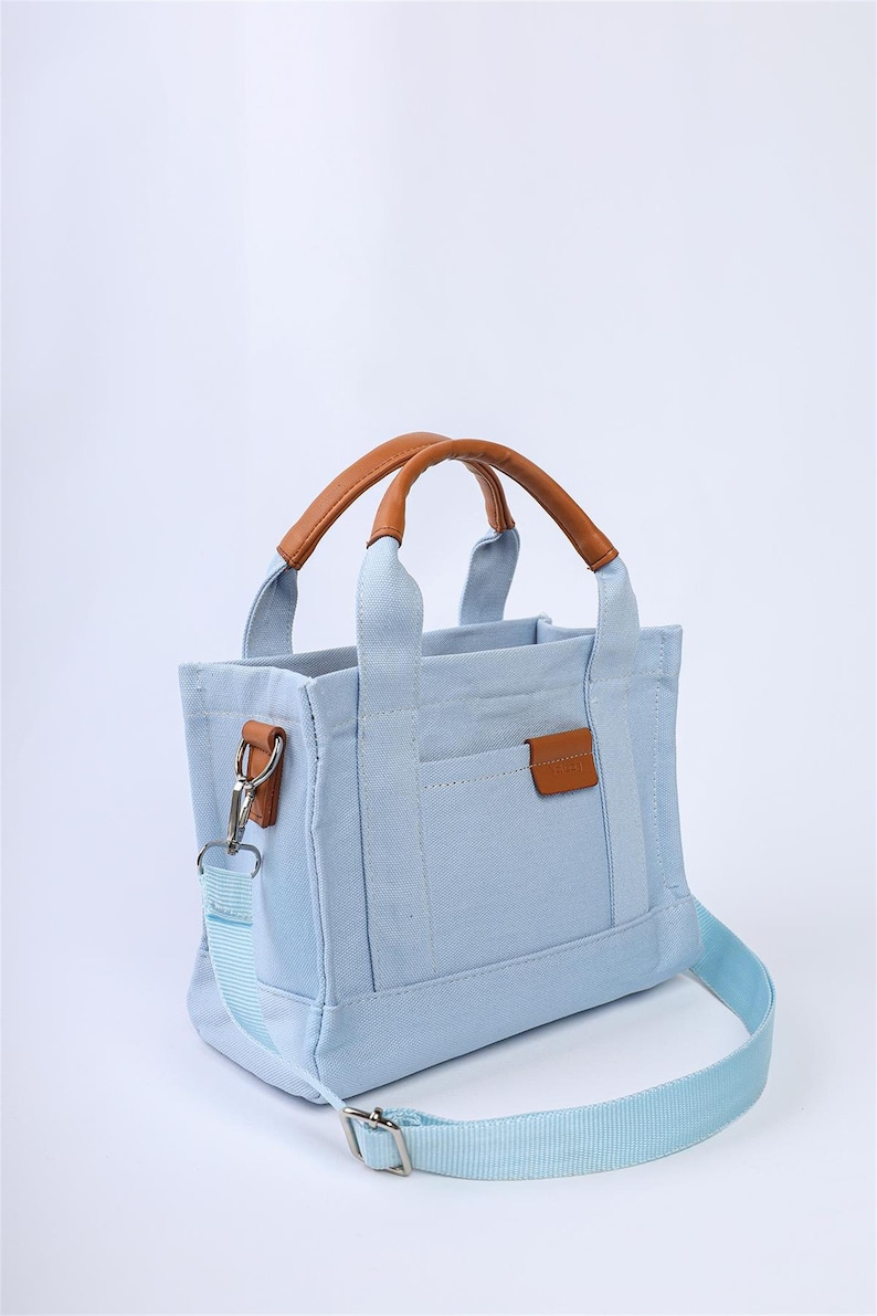 Mini Tote Purse Small Tote Bag Canvas Tote Bag Canvas Shoulder Bag ...