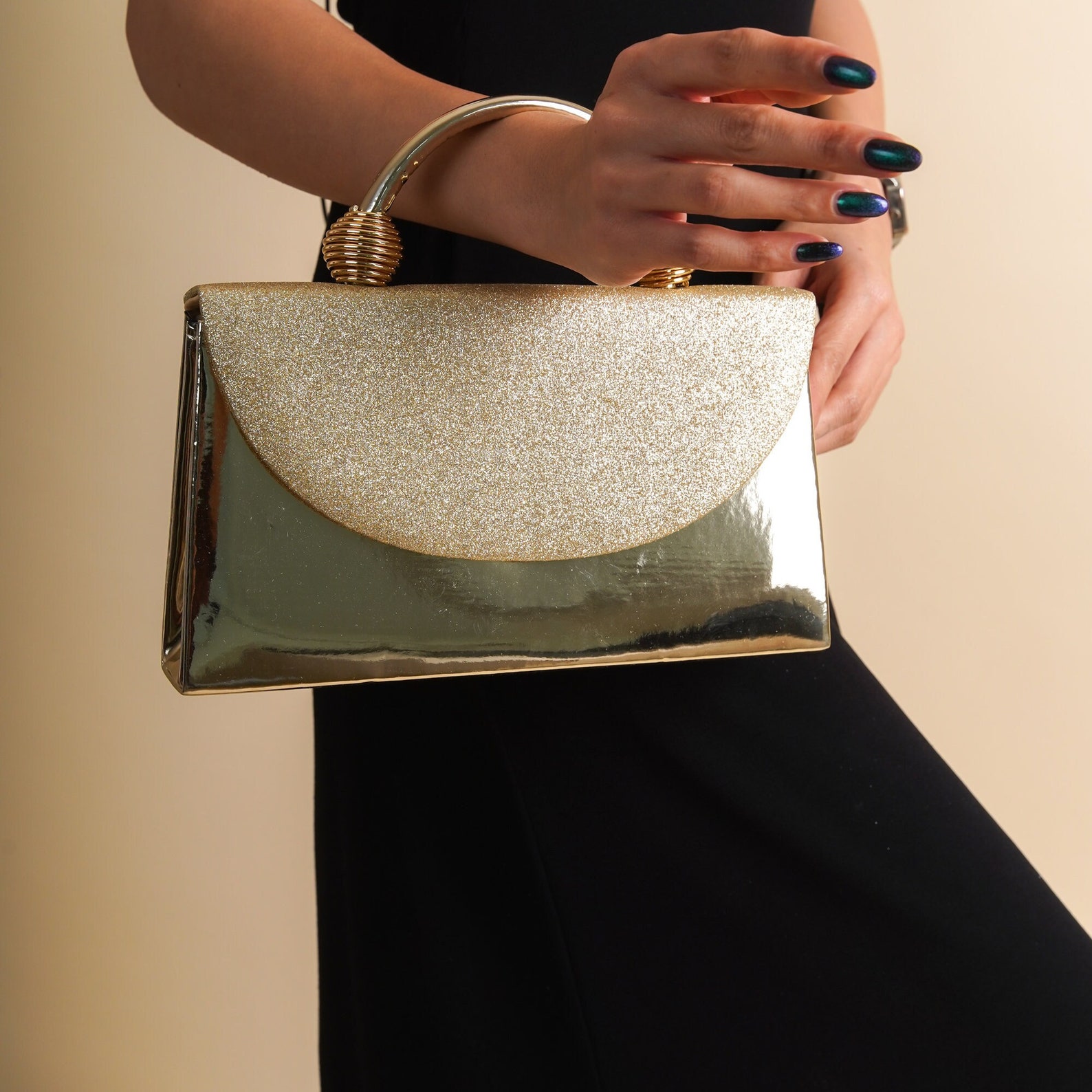 Gold Evening Bag - Evening Clutch - Formal Bag - Gold Bag Wedding ...