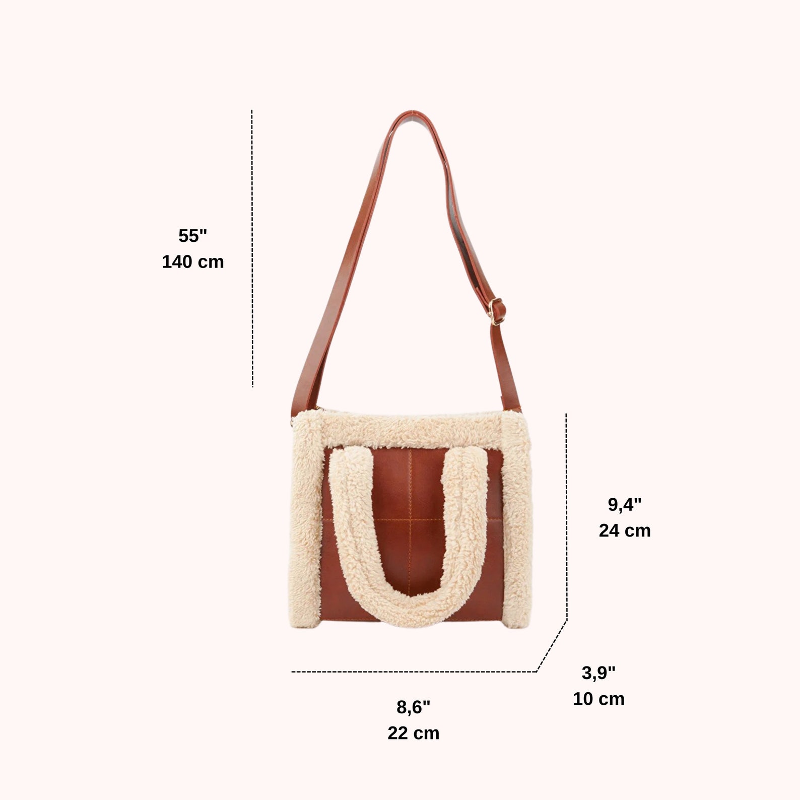 Faux Fur Bag Fur Bag Fur Tote Bag Faux Fur Handbag Fluffy Bags Fuzzy ...