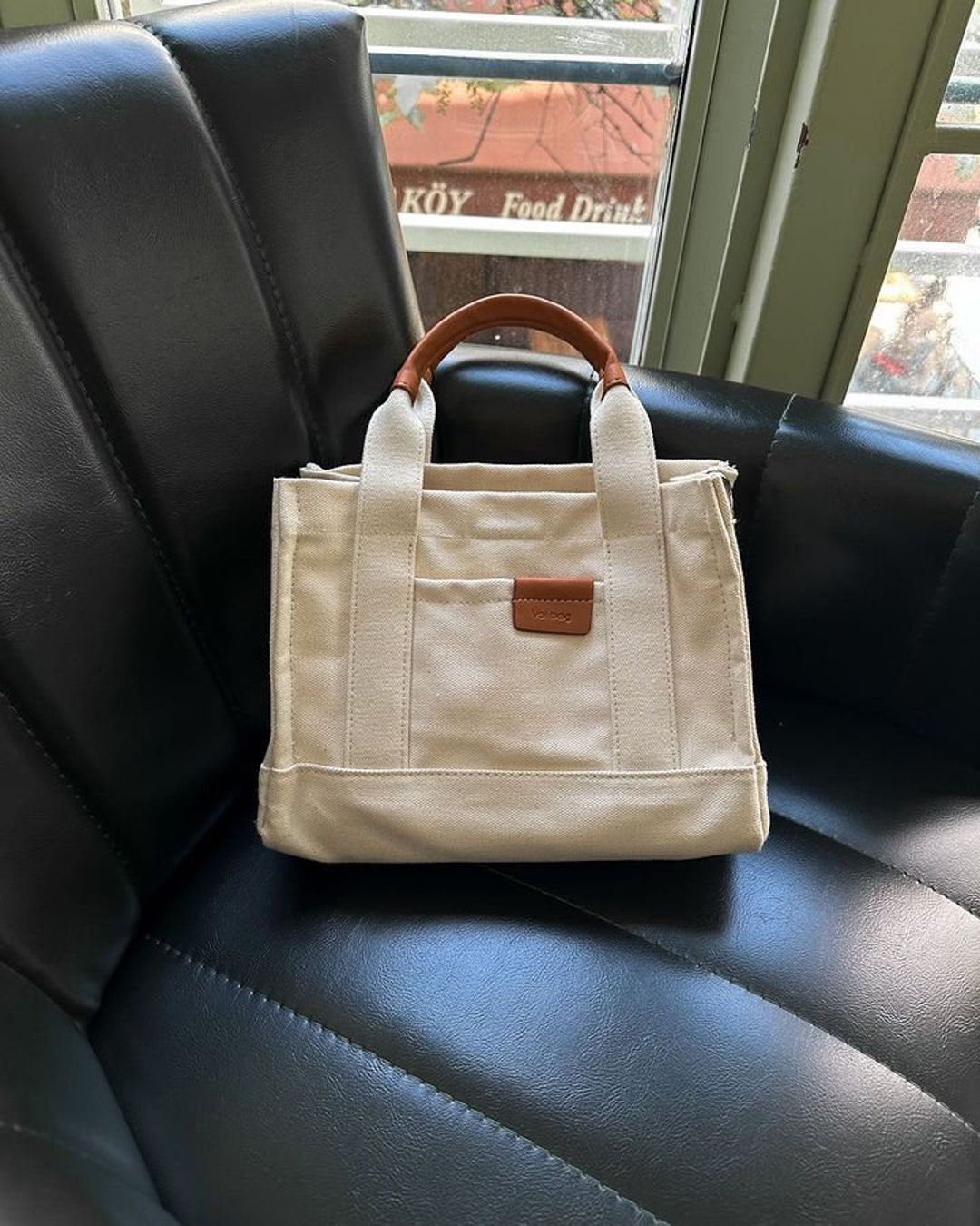 Mini Canvas Bag Small Tote Bag Canvas Tote Bag Shoulder Tote Bag ...