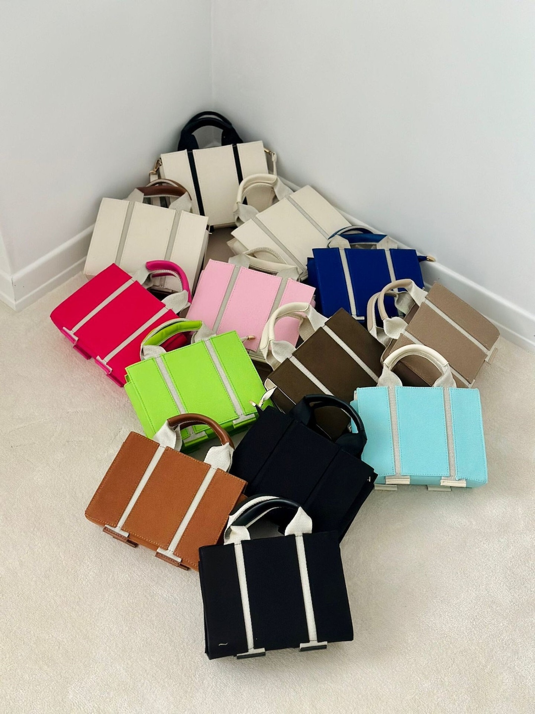 Mini Tote Bags | Small Tote Bags | Top Handle Bags | Mini Crossbody Bag ...