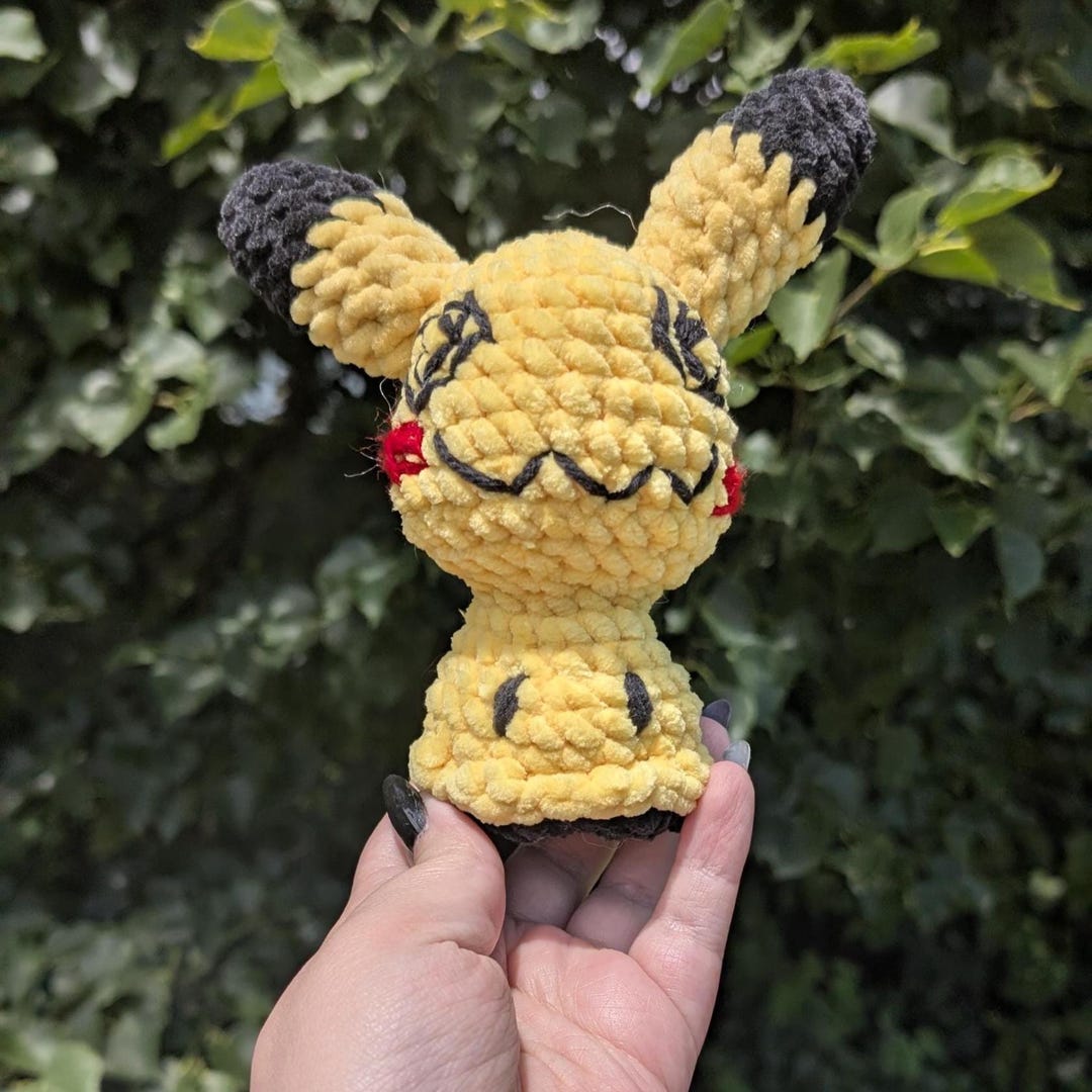 Mimikyu Plush | Pokemon Themed Handmade Crochet Amigurumi - Etsy