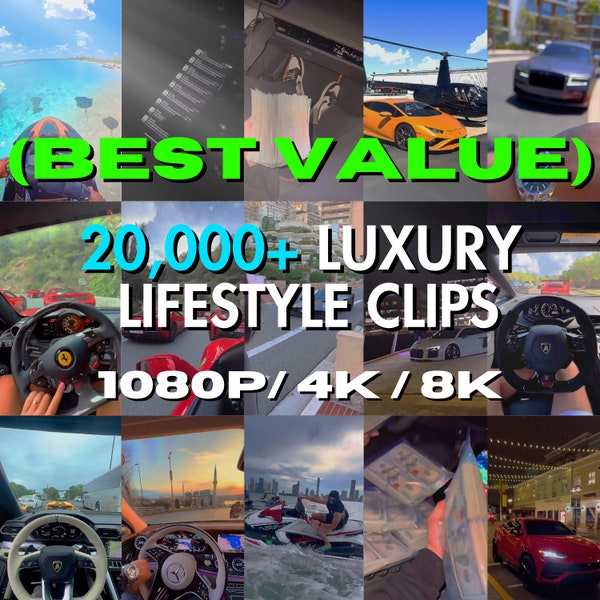 Luxury Lifestyle 4k Clips - Etsy